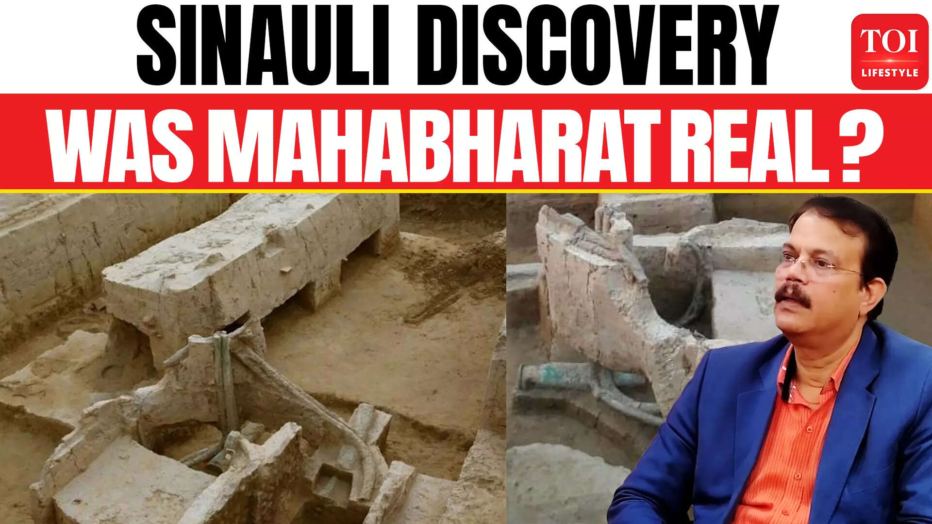 Mahabharata Evidence? 4000-Year-Old Chariot Discovery in Sinauli Stuns ...