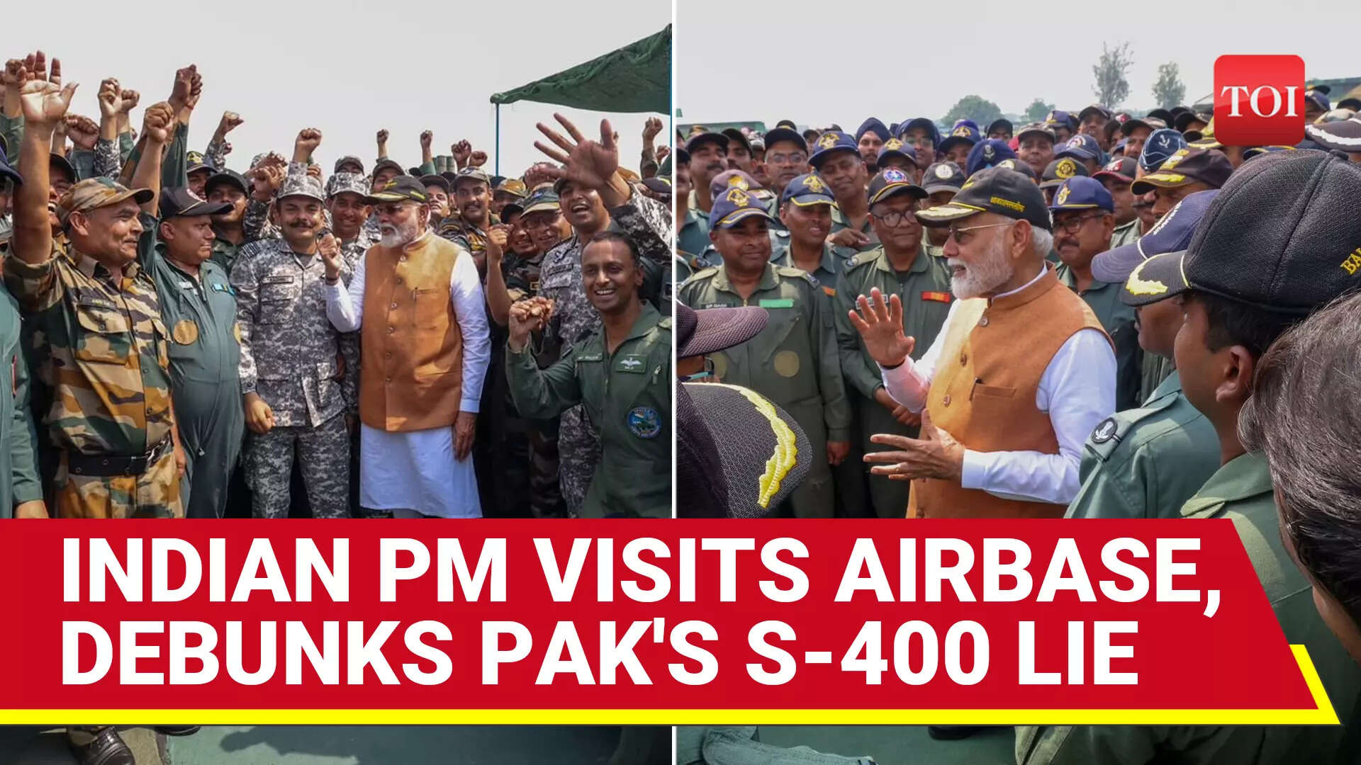 PM Modi Visits Adampur Air Base, Hails Forces After Operation Sindoor ...