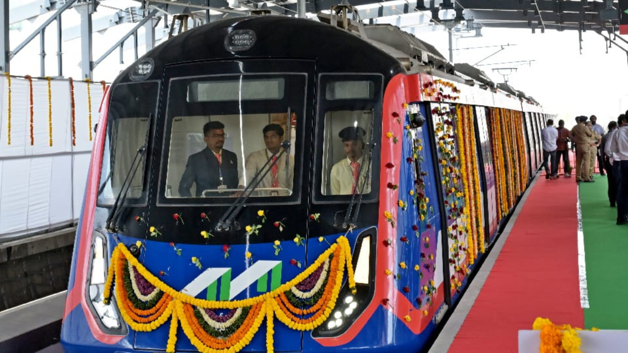 Photos: Metro 9 trial run launch, to ease Mira-Bhayandar traffic on ...
