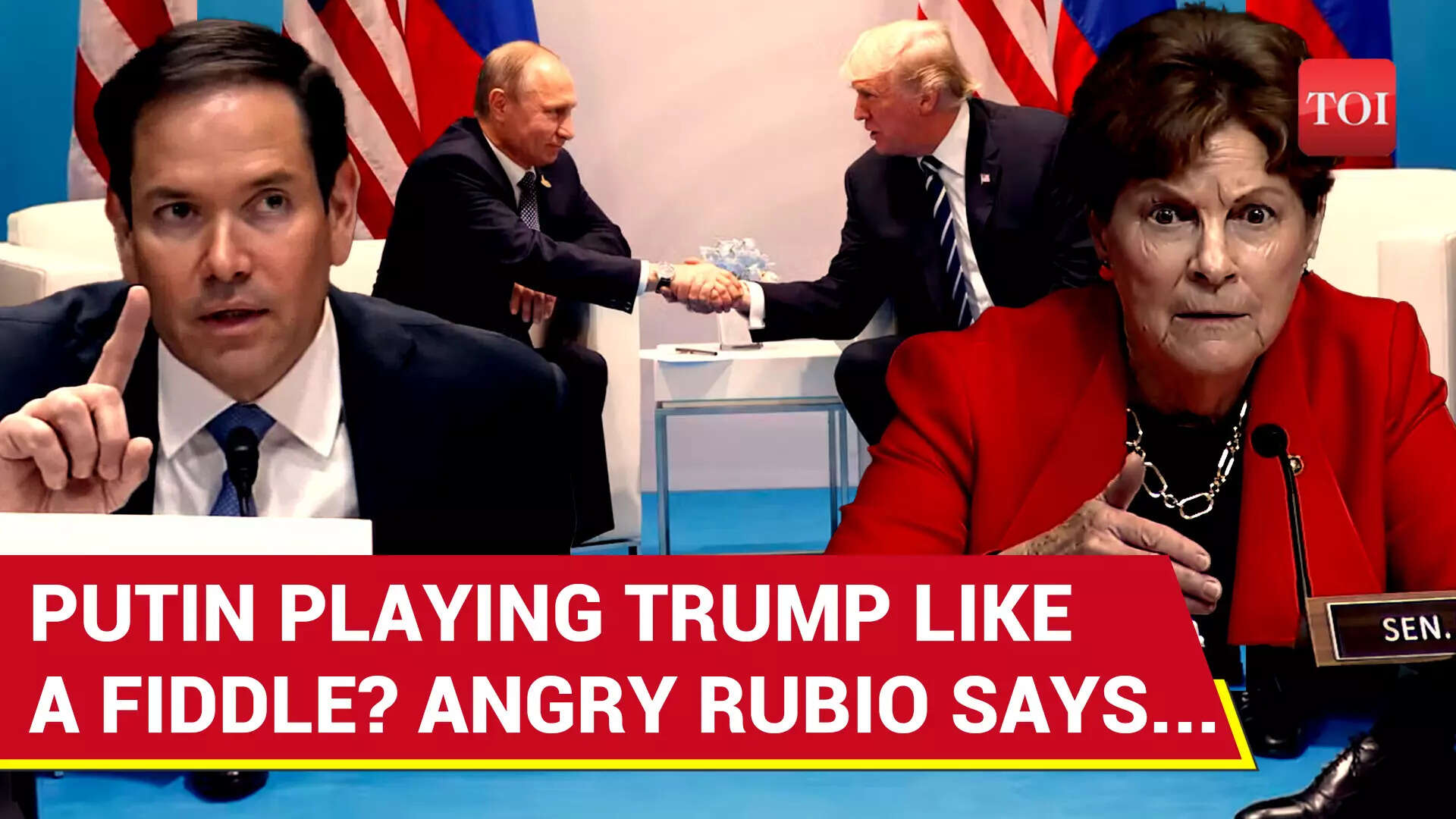 Rubio Erupts At 'Putin Playing Trump?' Question At Tense US Senate Hearing