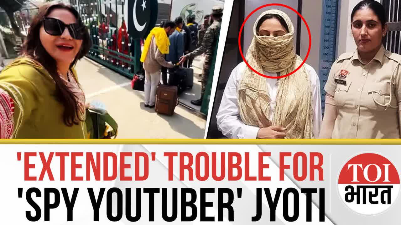 'Spy' YouTuber Jyoti Malhotra's Trouble Mounts, Hisar Court Extends ...