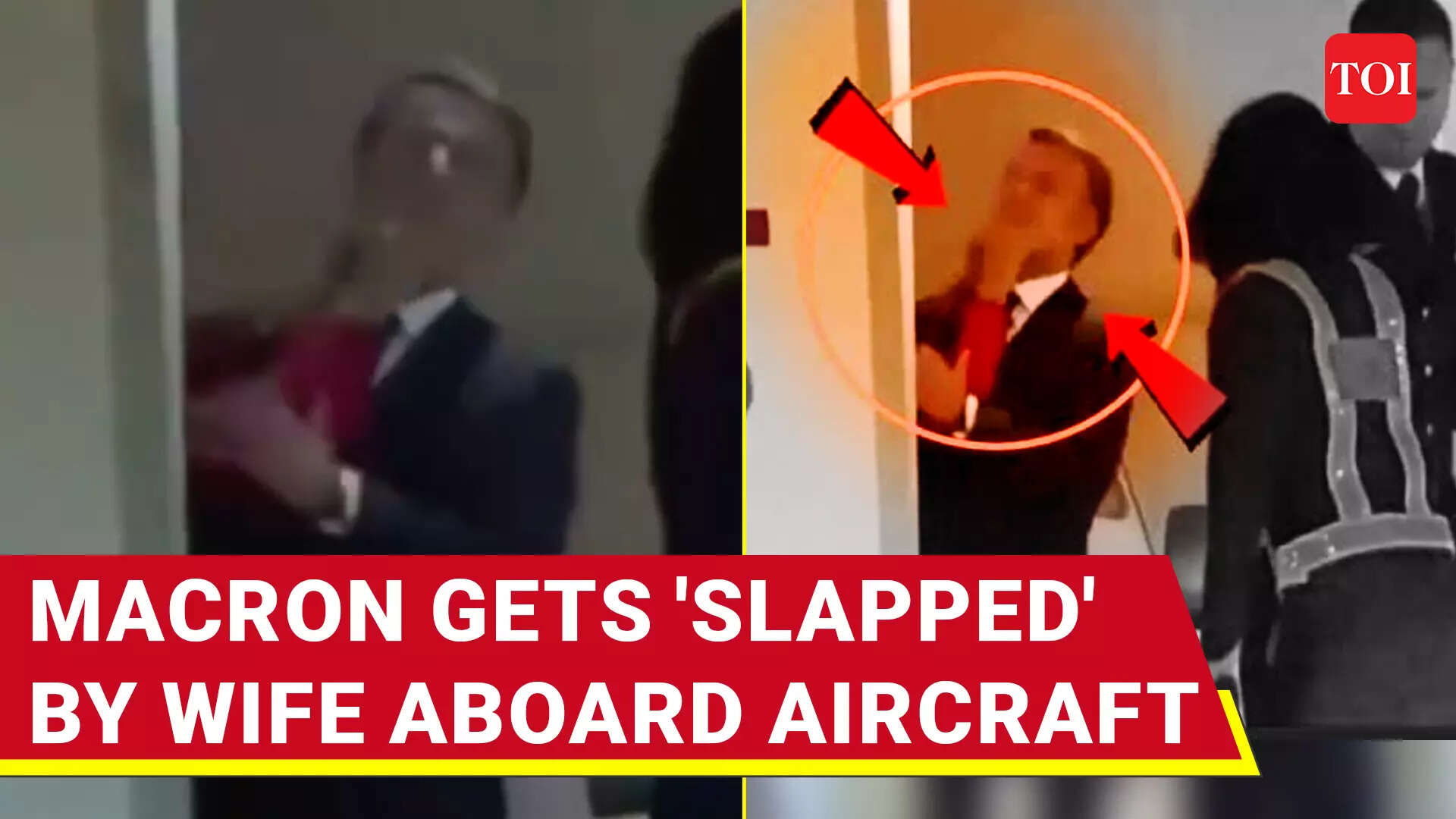 Macron 'SLAPPED' By Wife On Aircraft; Video Goes Viral, French President Downplays Embarrassment