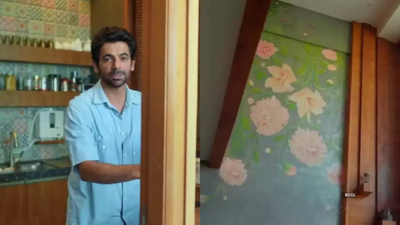 Sunil Grover House: From hand-painted murals to a colourful kitchen ...