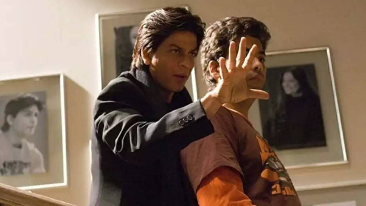 Unseen glimpses: Shah Rukh Khan and Rani Mukerji in action on Kabhi ...