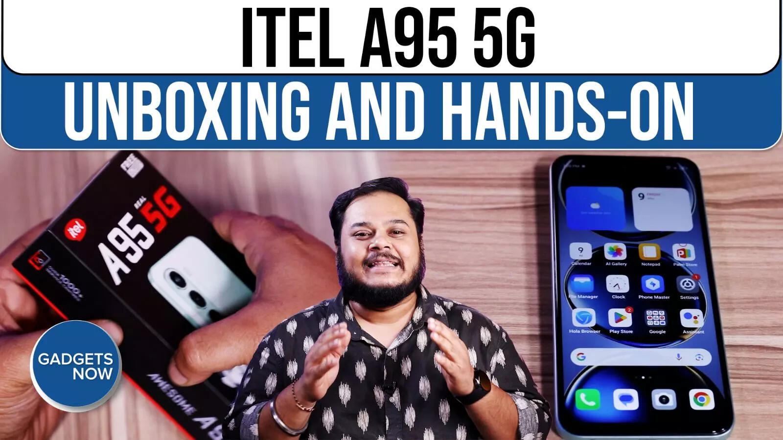 Itel A95 5G Unboxing & First Look | AI Features and Sleek Design at just Rs 10,199
