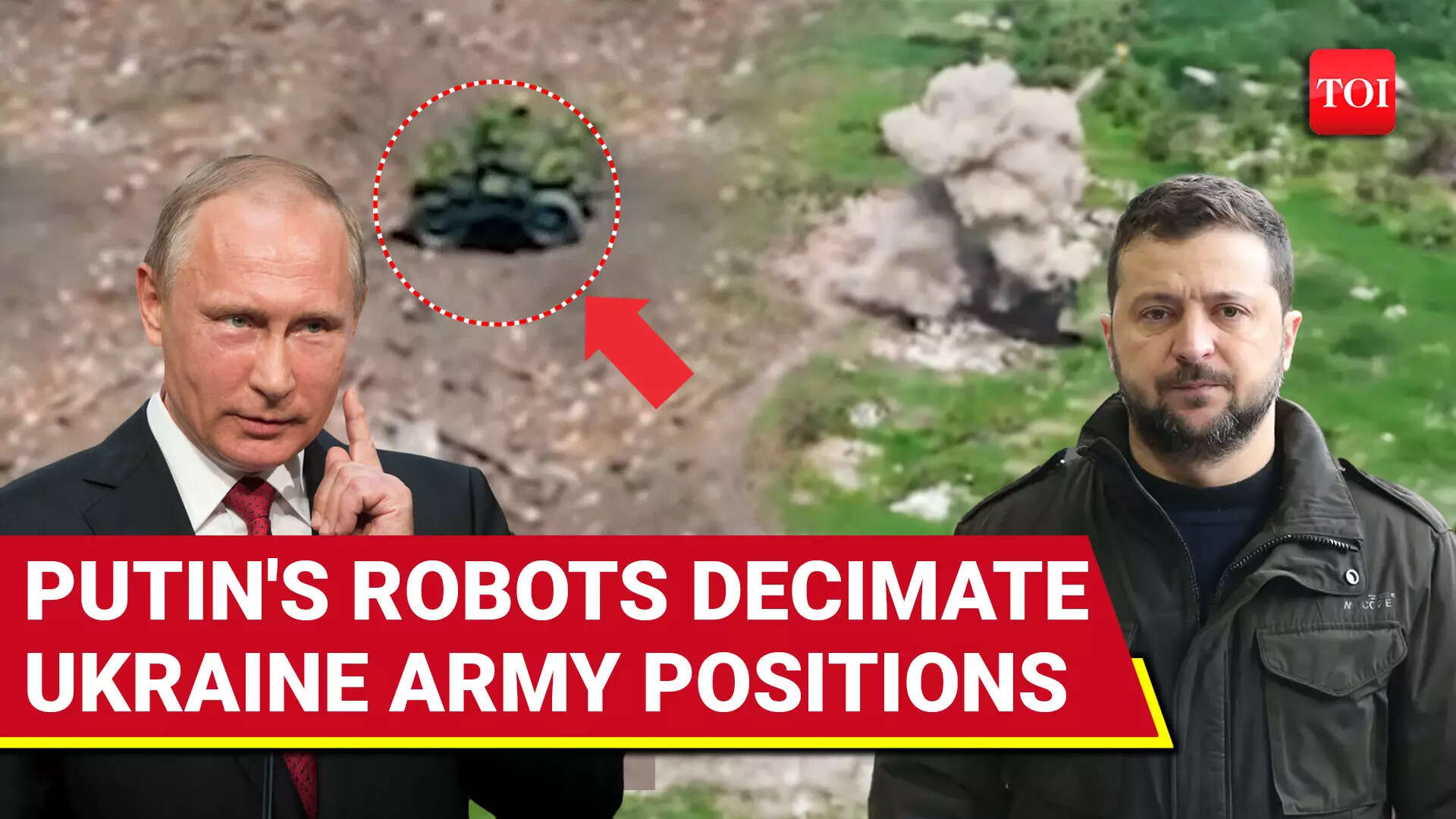 Putin SHOCKS Zelensky: Russian Robots Blow Up At Ukraine Army's Firing ...