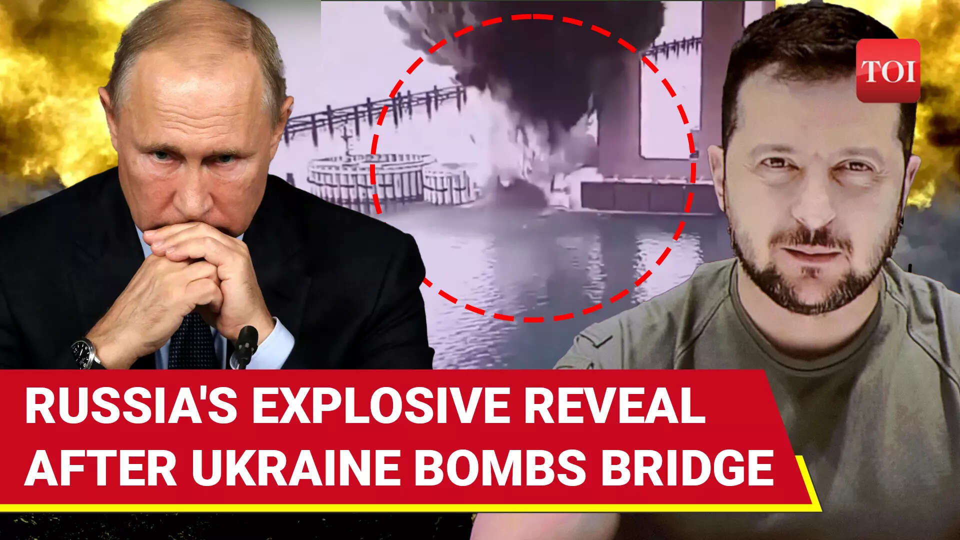 Russia Responds To Crimea Bridge Blast; Confirms Explosion After ...