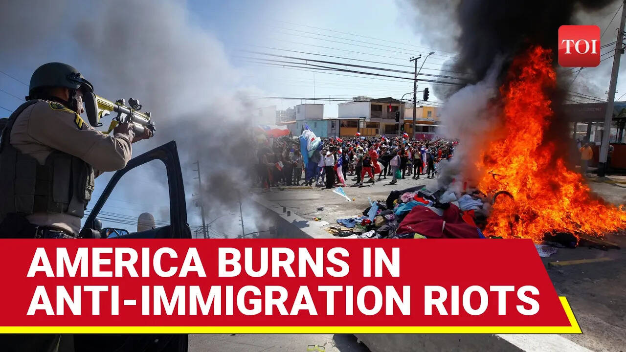 Los Angeles Riots Spread To New York; U.S. ICE HQ Stormed | Trump ...