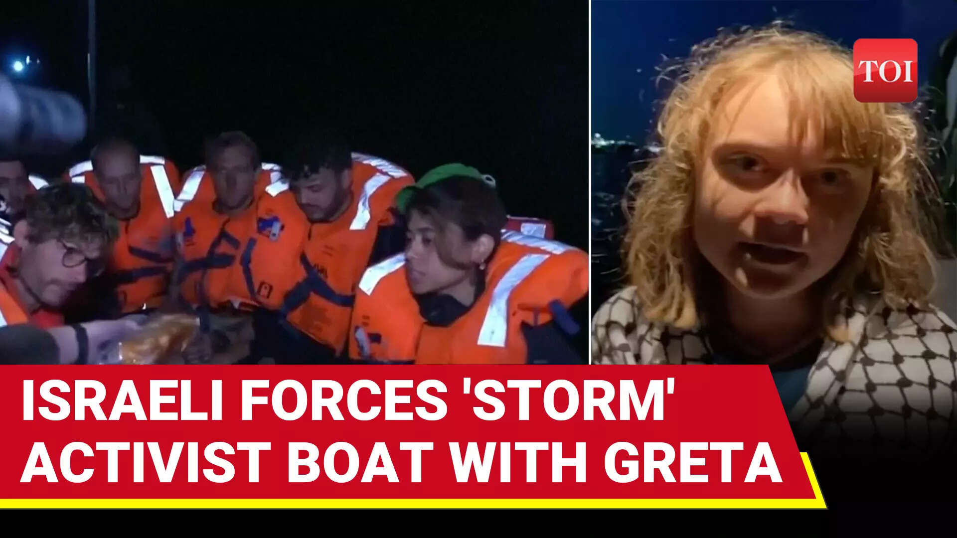 Israel Intercepts Gaza Aid Boat; Activist Greta Thunberg Detained With ...