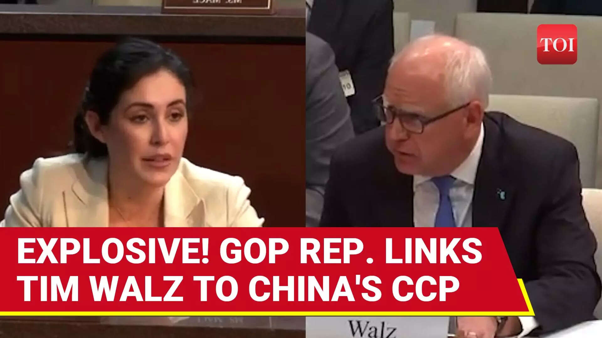 Rep. Luna Accuses Tim Walz Over China Communist Party Ties | Watch