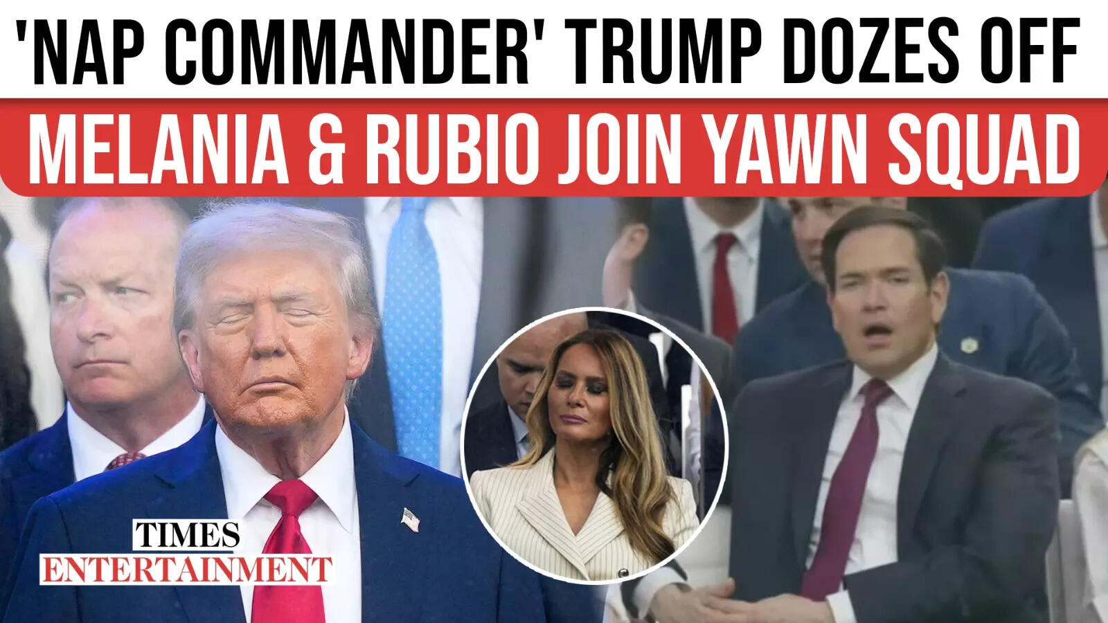 ‘Snooze-In-Chief’? Trump CAUGHT Napping At $45M Birthday Parade ...