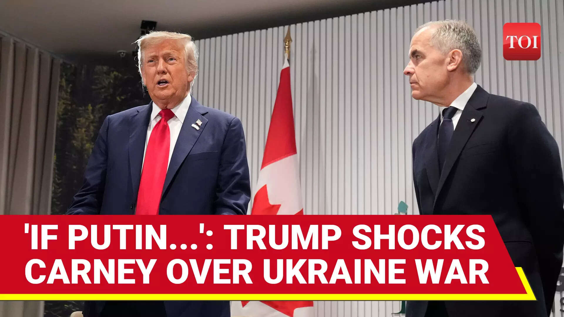 Trump Shocks Mark Carney With Putin Googly; 'If He Were Here ...
