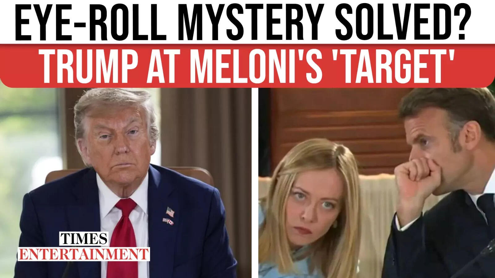 Meloni's Viral Eye-Roll Was Aimed At Trump? G7 Summit Moment Explodes ...