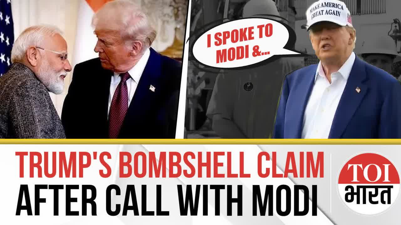 After Phone Call With PM Modi, Trump Repeats Claim He Stopped India ...