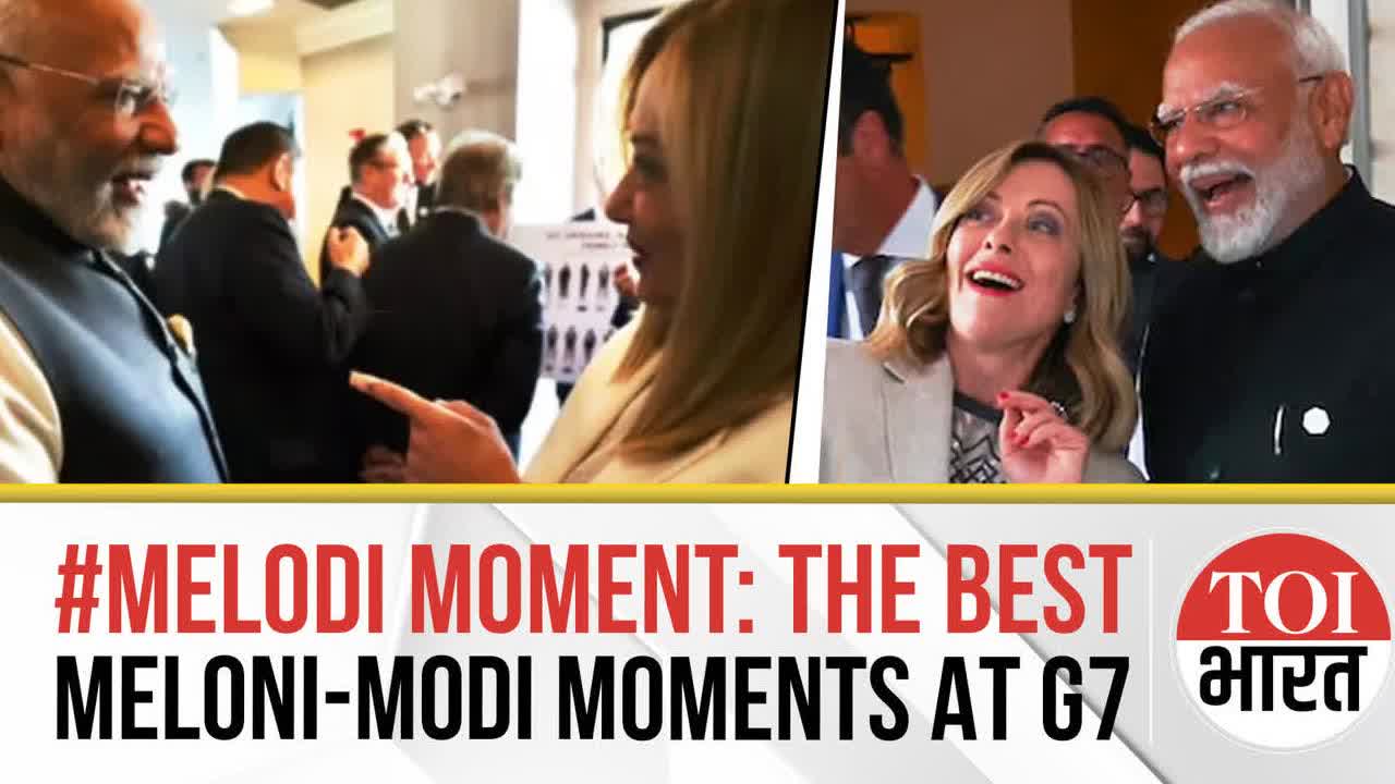 ‘You Are The Best’: Italian PM Giorgia Meloni To PM Modi at G7, Video ...
