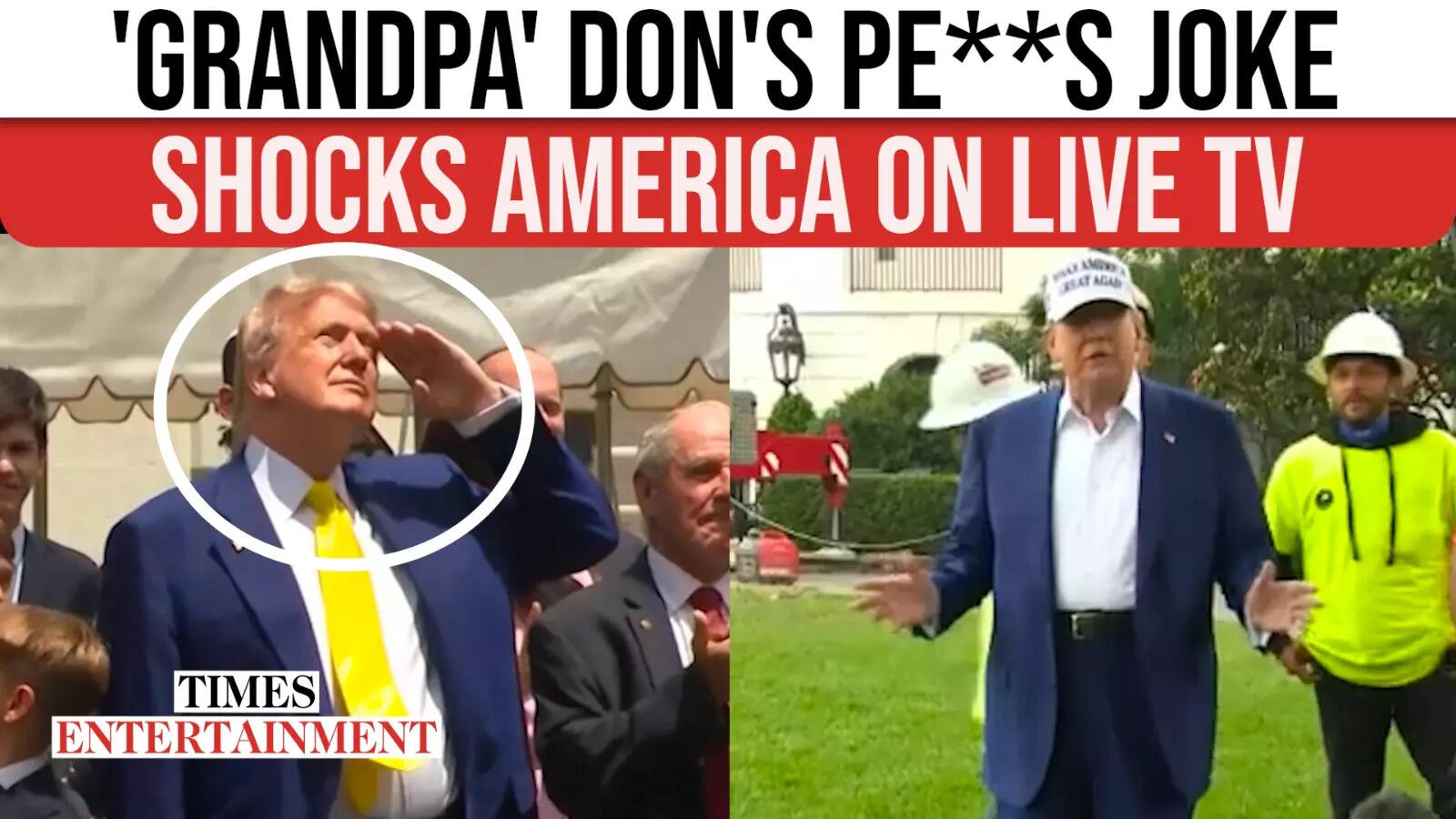 Trump's Crude Joke On Live TV Leaves Americans Ashamed | WATCH