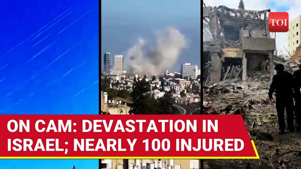 Iran's HUGE Attack On Israel: Nearly 100 Injured In Tel Aviv, Haifa ...