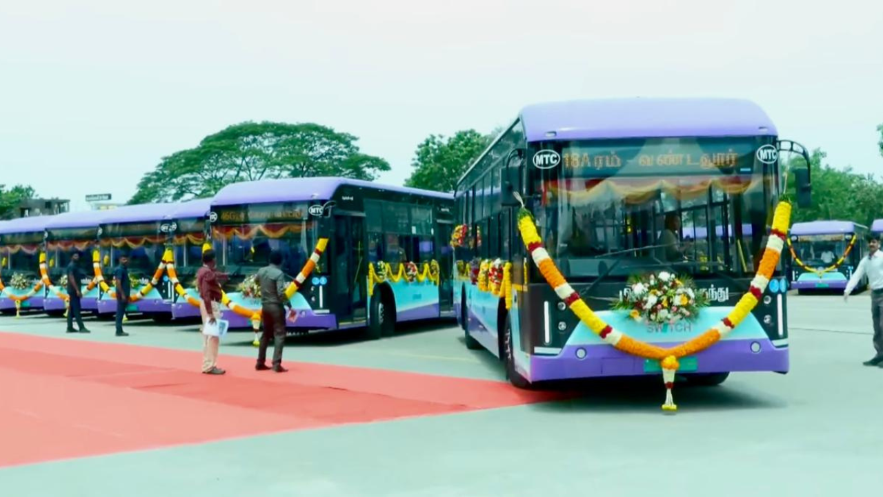 Green transport boost in Tamil Nadu: CM Stalin flags off 120 electric ...