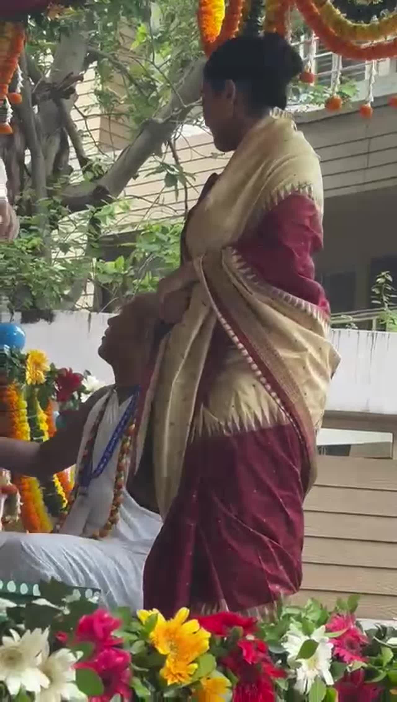 Gargee Roy Chowdhury spotted on Rath Yatra celebrations