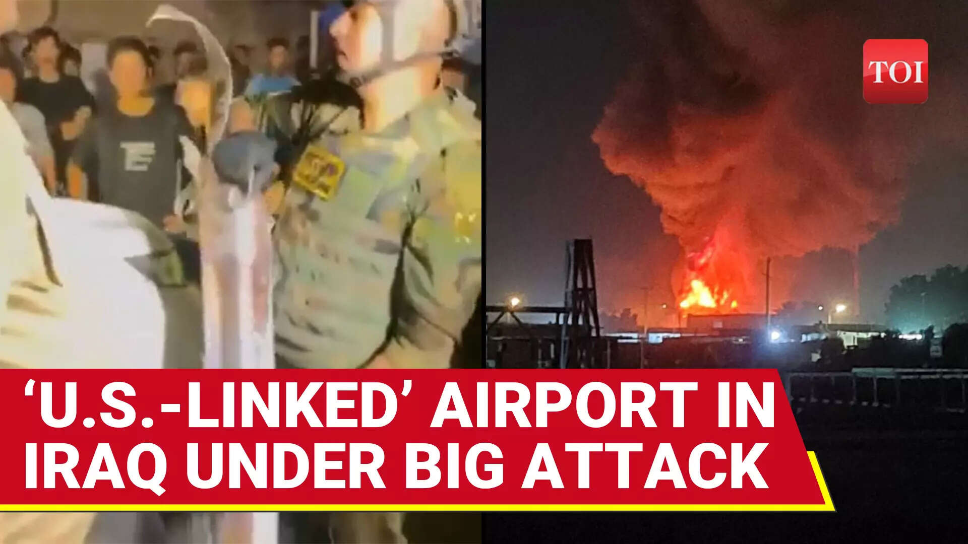 Big Attack In Iraq; Rockets Hit Kirkuk Airport Military Zone Runway ...