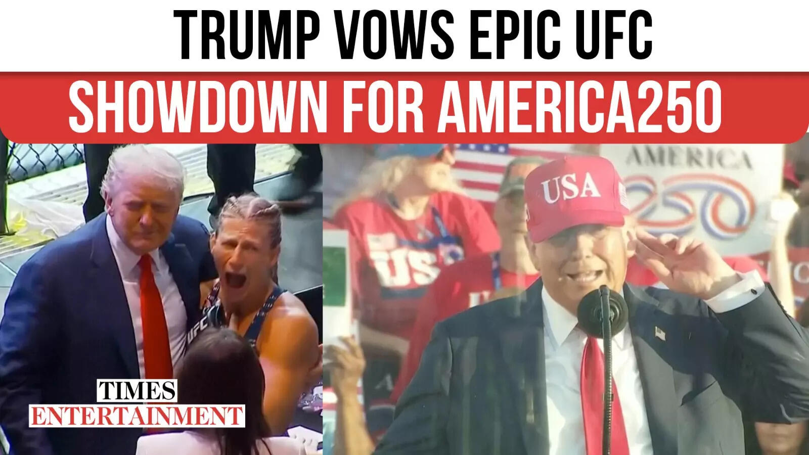 Trump Teases UFC Brawl At White House In 2026; MAGA Cheers, Critics ...