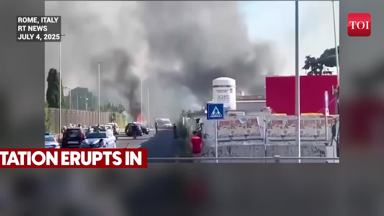Huge EXPLOSION Rocks Italy's Rome; Blast SHATTERS Windows, Burn Cars ...