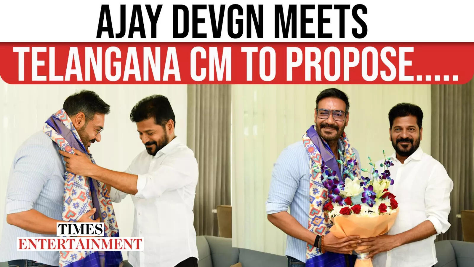 Ajay Devgn Proposes World-Class Film Studio in Telangana