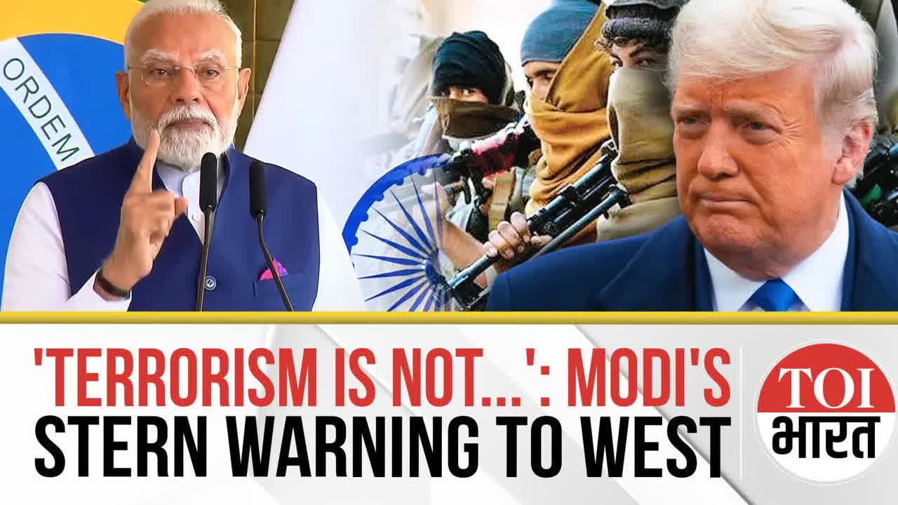 PM Modi Takes A Veiled Dig At Trump, Calls Out Western Hypocrisy on Terror, Gets Backing From Brazil