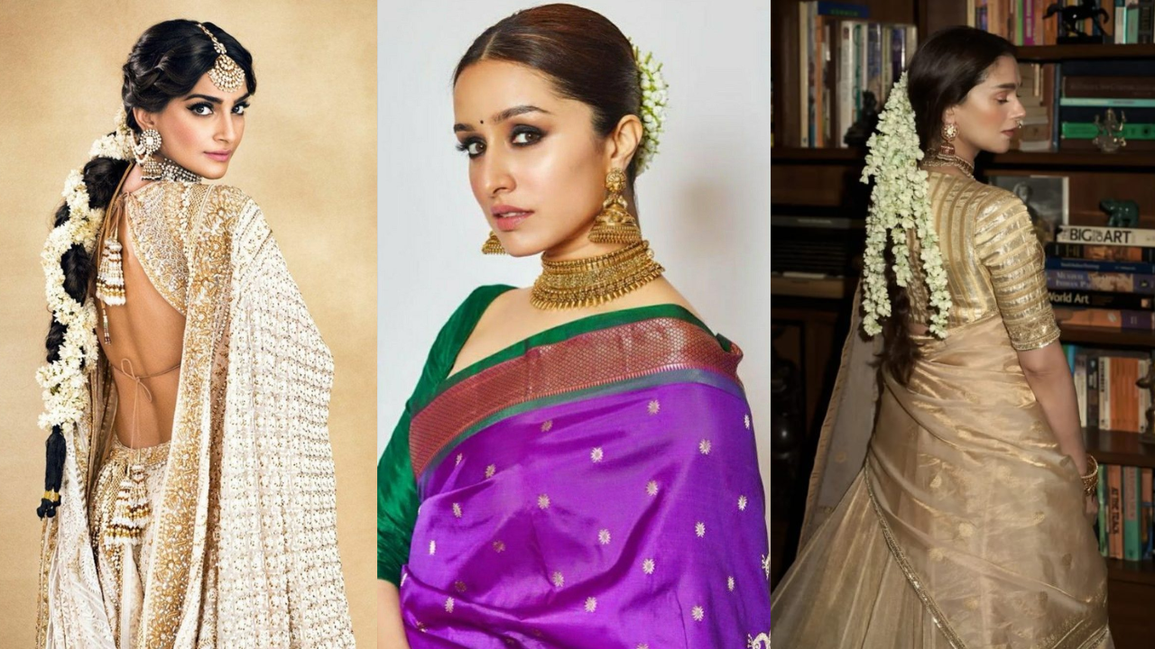 Sleek bun to messy braid: 5 gajra hairstyles you should bookmark for ...