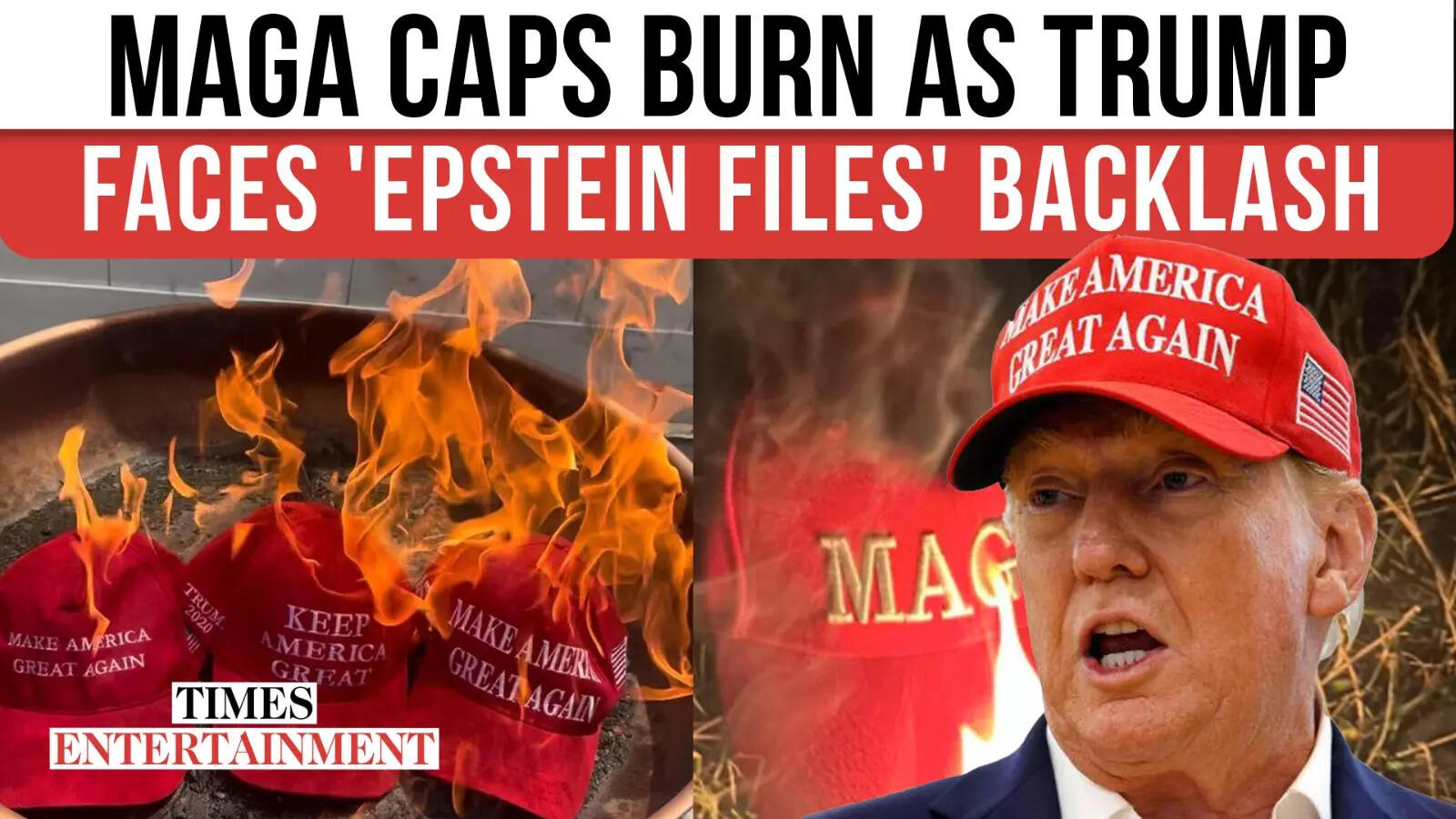 Trump's Own Supporters Are Burning MAGA Hats & 'Epstein List' Is The ...