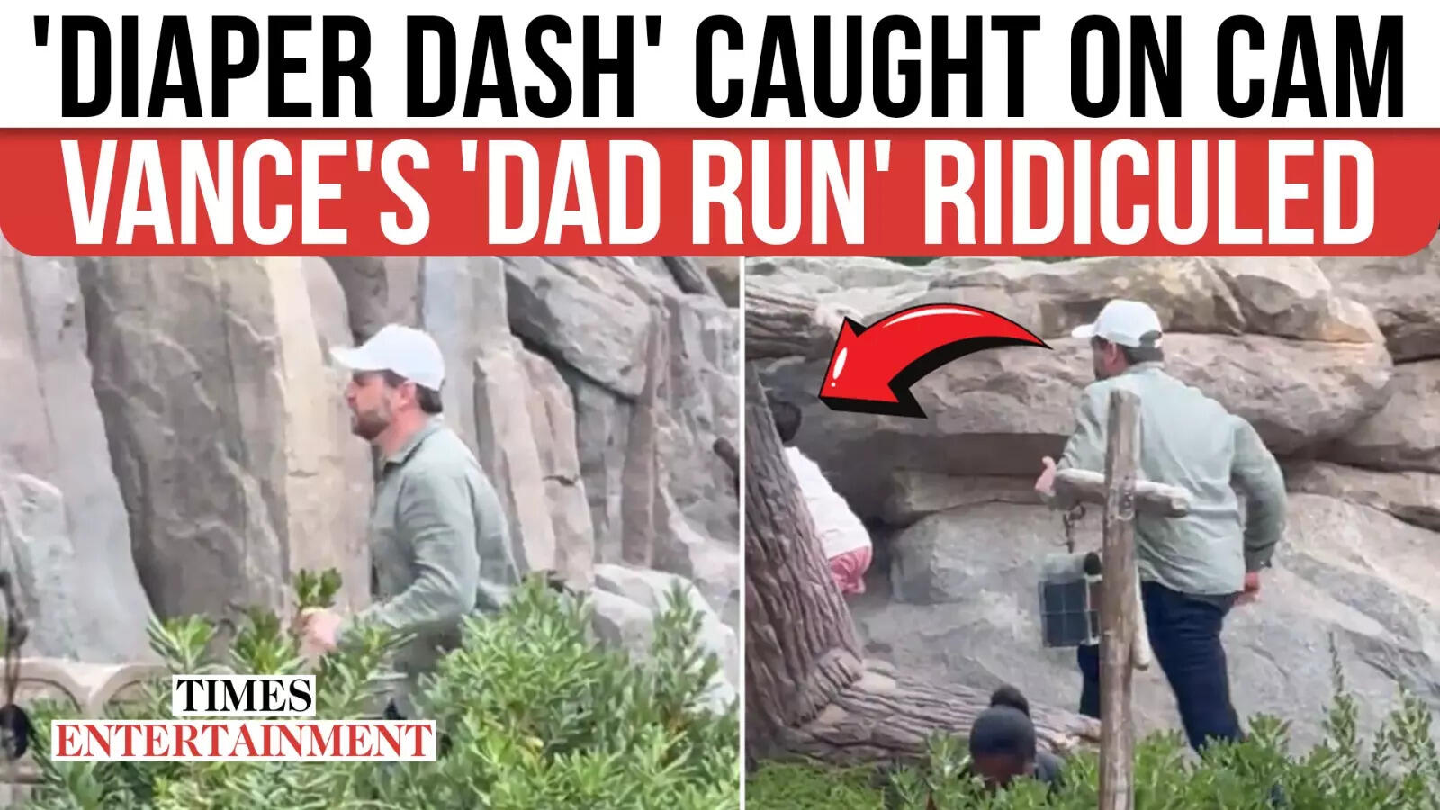 JD Vance’s BIZARRE ‘Diaper Dash’ At Disneyland GOES VIRAL | Internet ROASTS His Wild Sprint ...