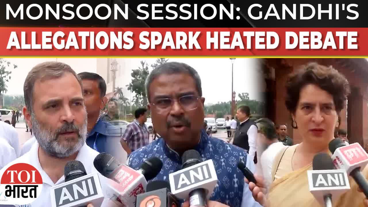 Rahul Gandhi Accuses Govt of Silencing Opposition; BJP Hits Back ...