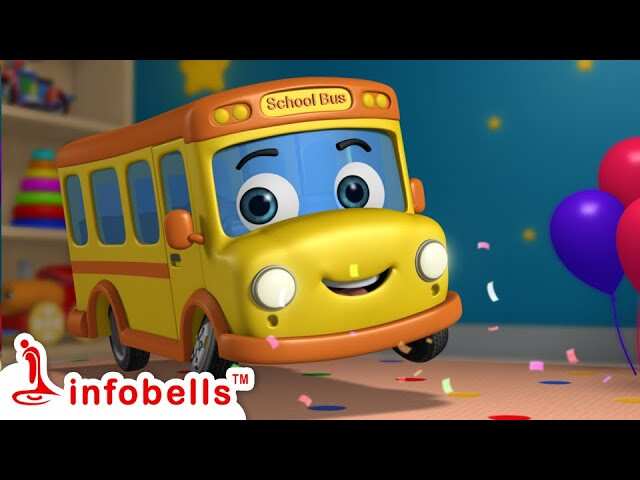 Kannada Nursery Rhymes: Kids Video Song in Kannada 'Namma School Bus ...