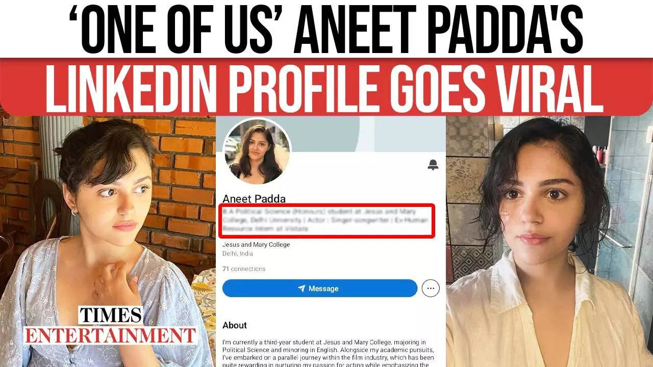 Aneet Padda’s old LinkedIn profile goes viral as ‘Saiyaara’ fans call her ‘one of us’