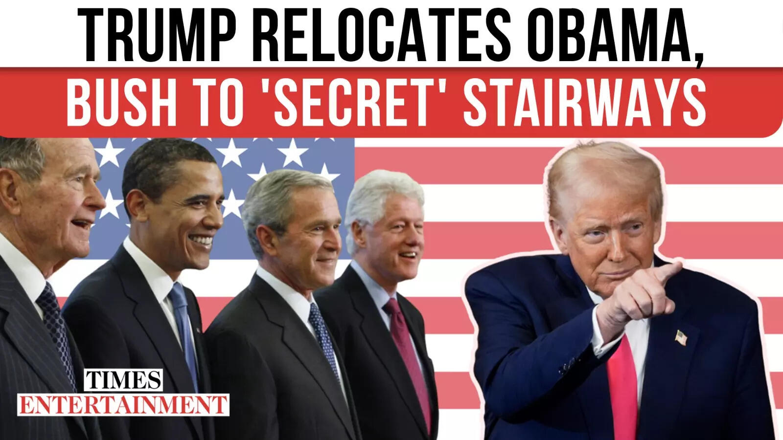 Trump Removes Obama, Bush Portraits From White House Grand Staircase ...