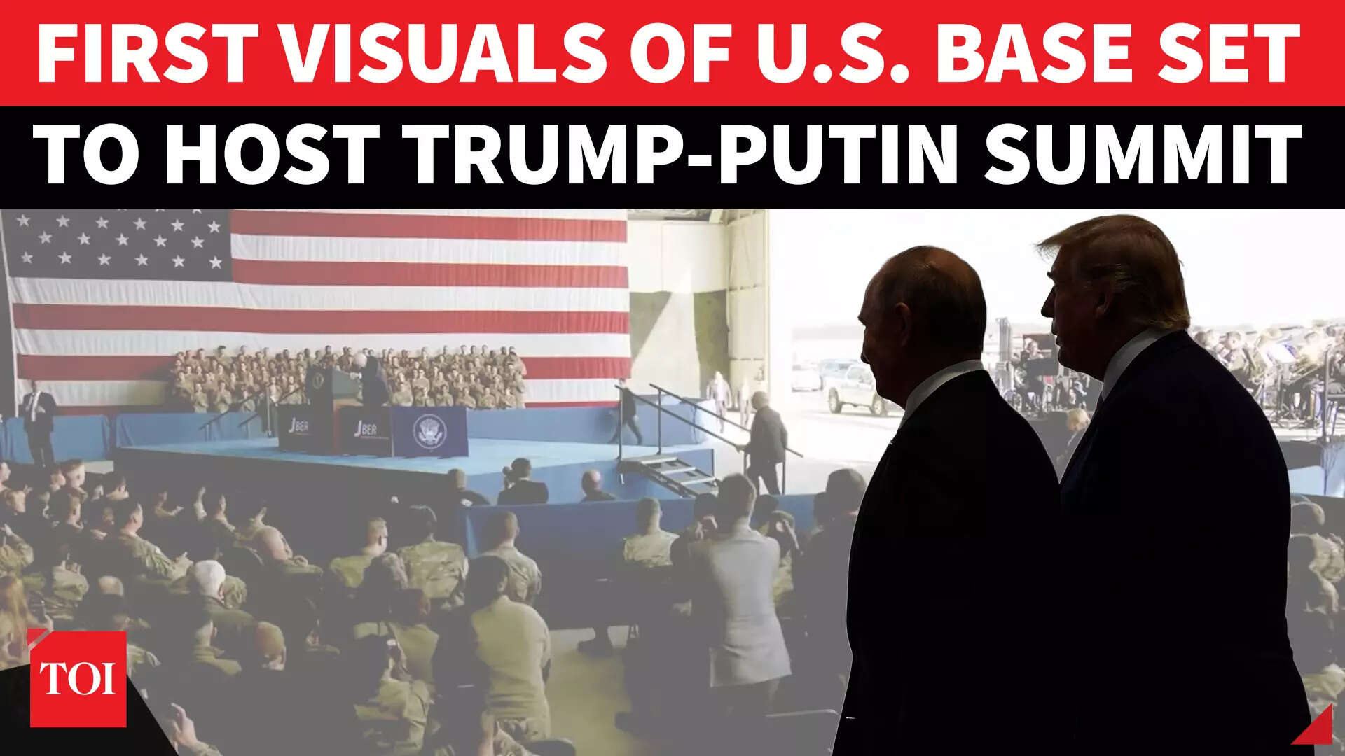 FIRST VISUALS: Inside View Of Putin-Trump Alaska Summit Venue ...