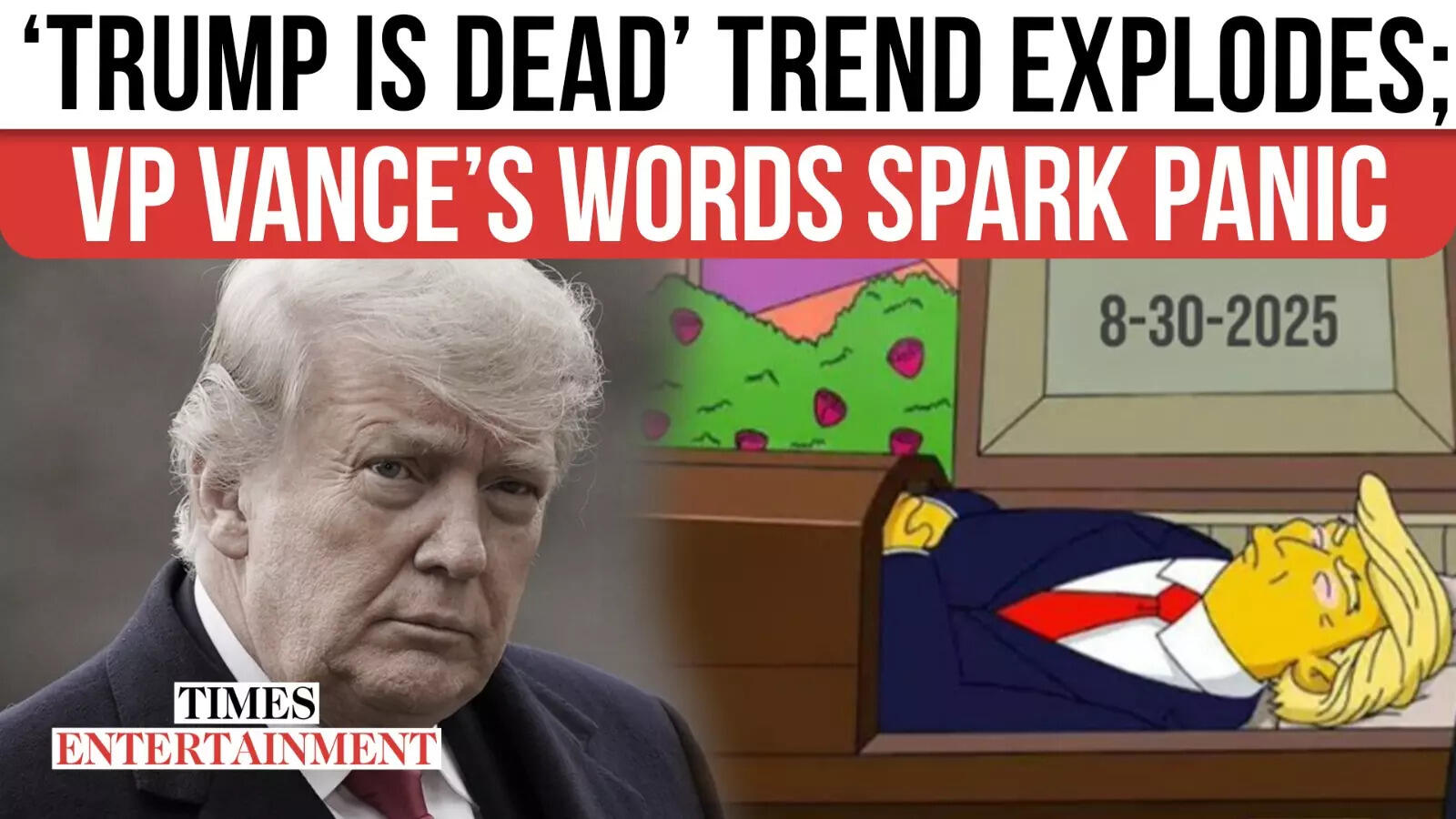 ‘Trump Is Dead’ Trend Goes Viral: VP Vance’s Comment, Health Rumors ...