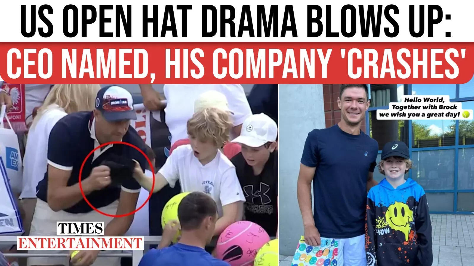 Viral Outrage Grows As Polish Businessman Piotr Szczerek UNMASKED In US Open Hat Theft