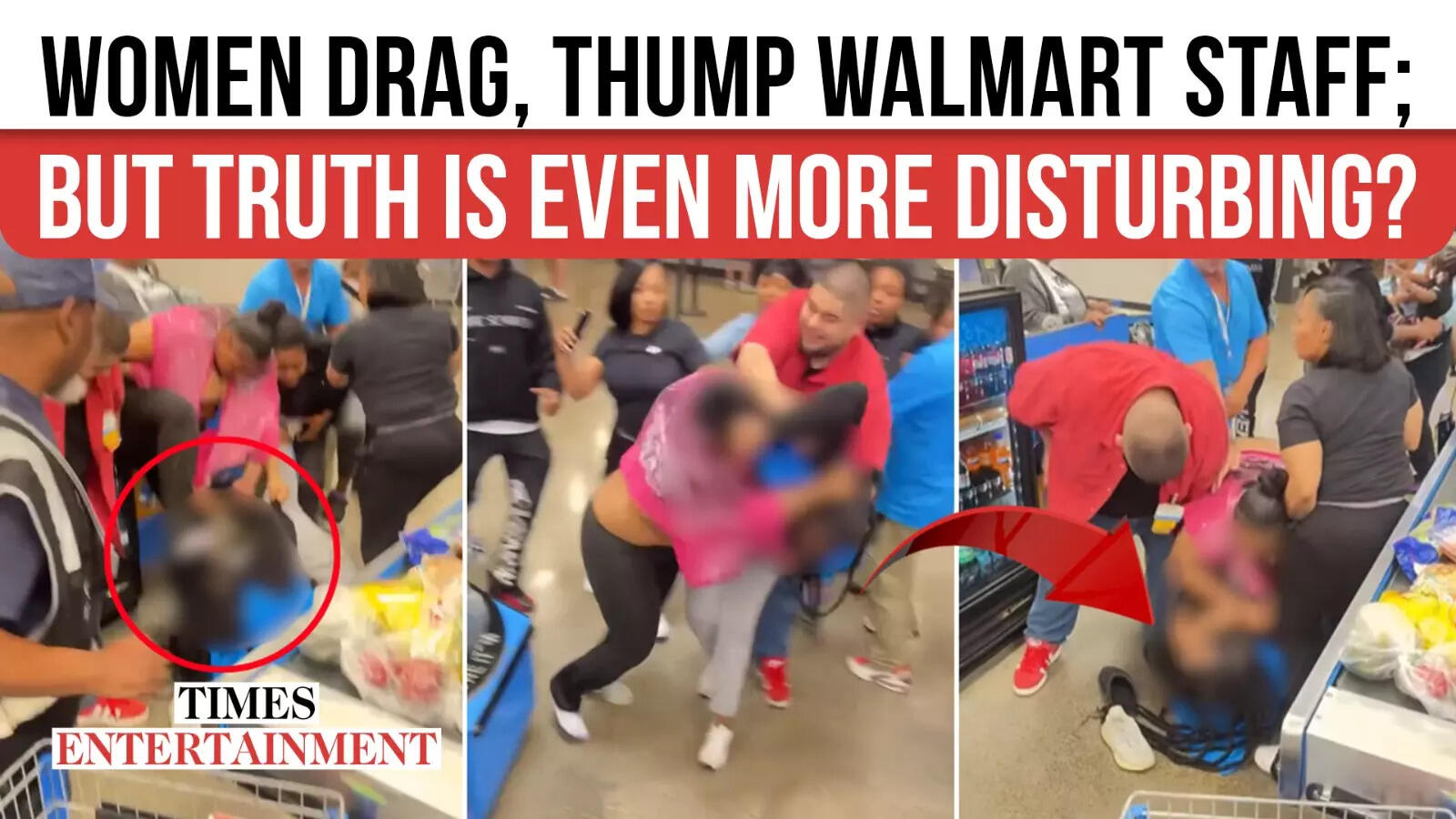 Walmart Chaos: Employee Dragged And Beaten By Mob Of Women As Shoppers ...