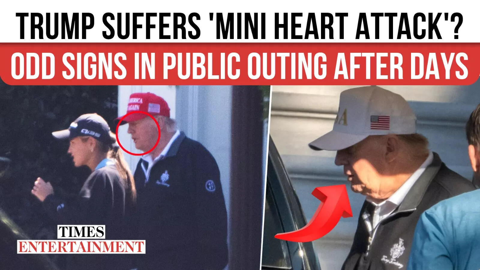 Trump Health Scare: Mini Stroke Theories Spread After Strange Golf Photos