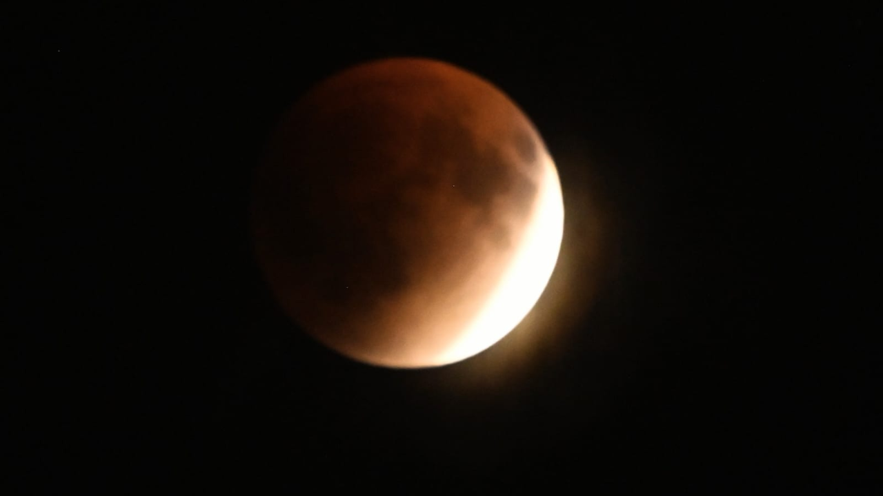 Celestial spectacle: India gets a glimpse of rare Blood Moon; see pics