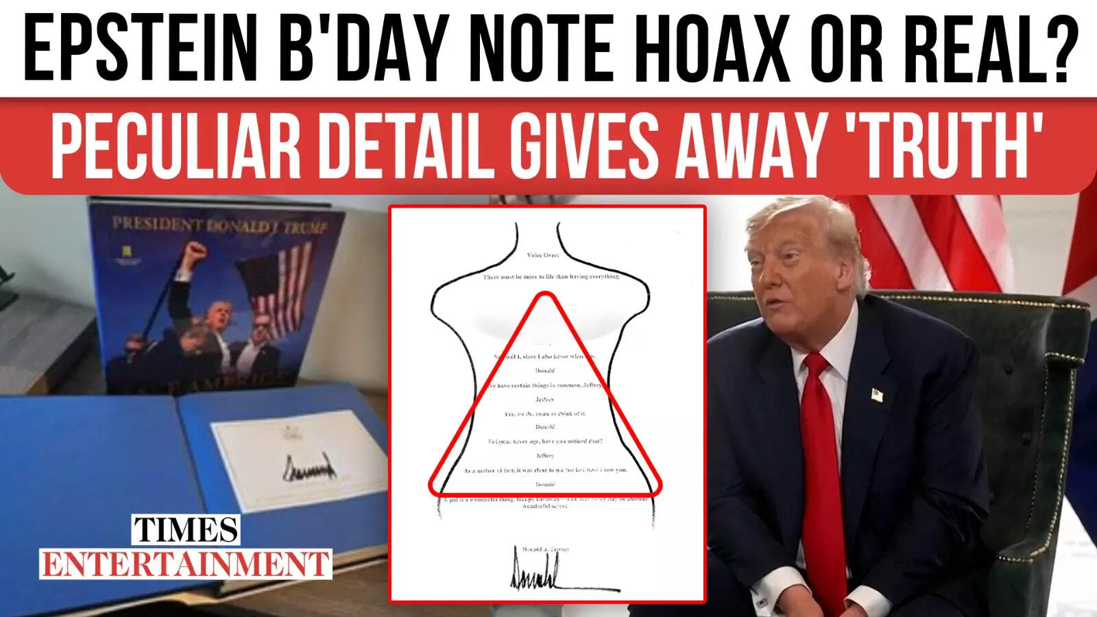 This One Detail In Trump’s Alleged Epstein Birthday Card Has Sparked ‘Fake vs Real’ Debate