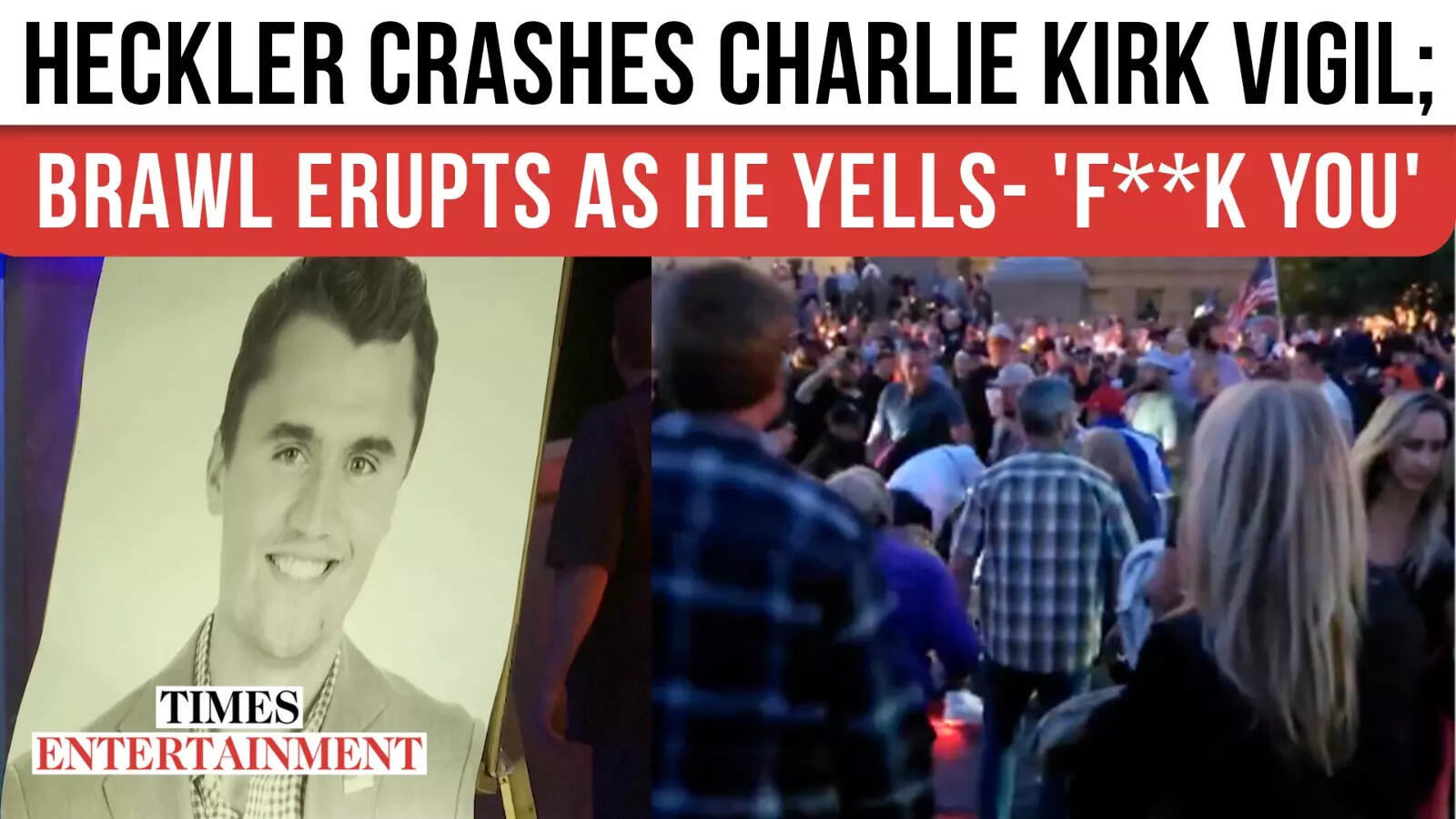 Brawl Erupts at Charlie Kirk Vigil After Heckler's Shocking Slur Sparks ...