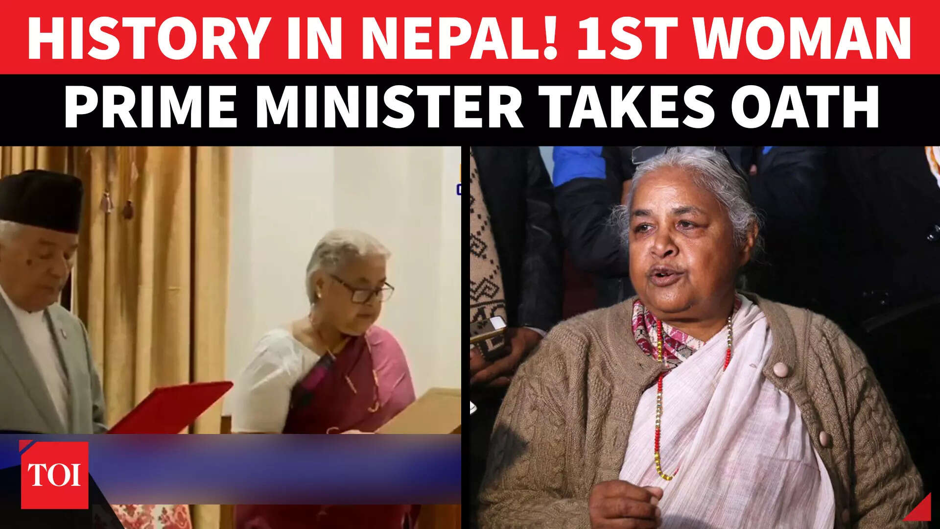Nepal Gets 1st Woman PM; Ex-CJ Sushila Karki New Interim Head After Gen-Z Uprising Sinks Oli Govt