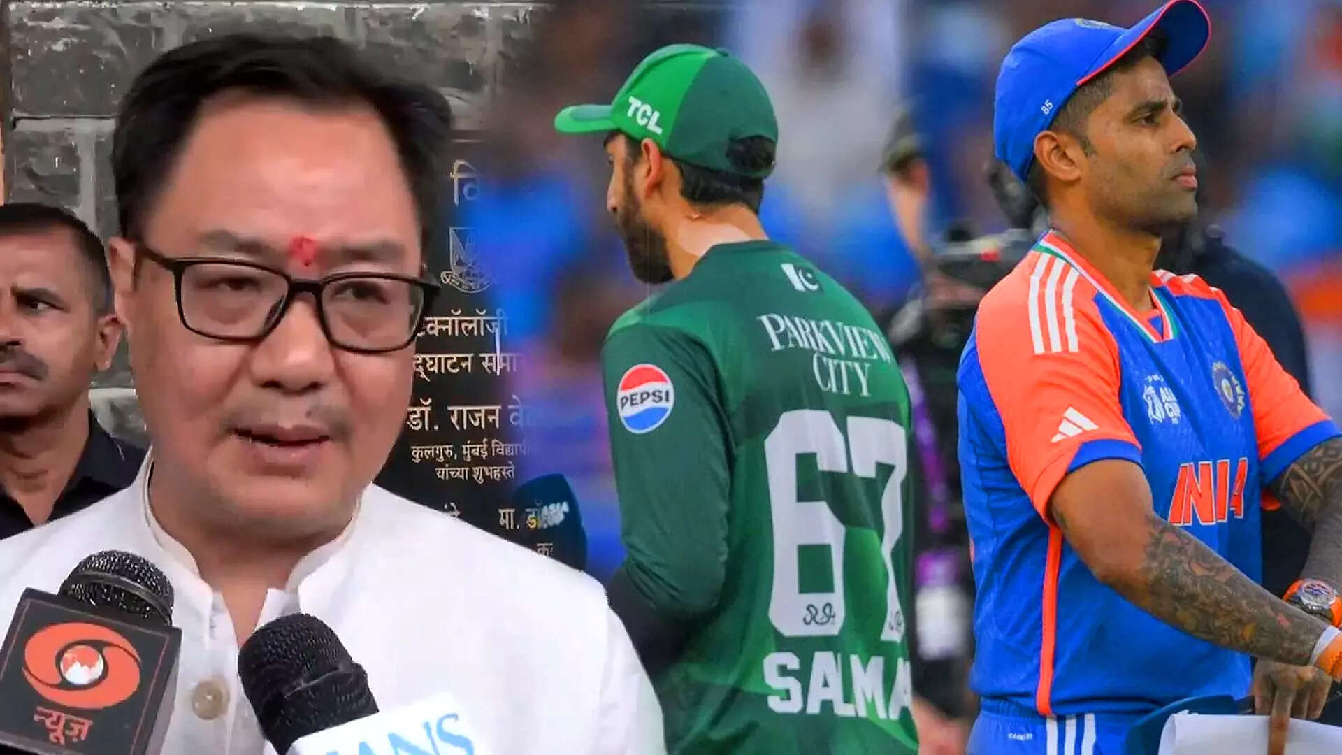 Kiren Rijiju’s Truth Bomb on India vs Pakistan Match Amid Handshake ...