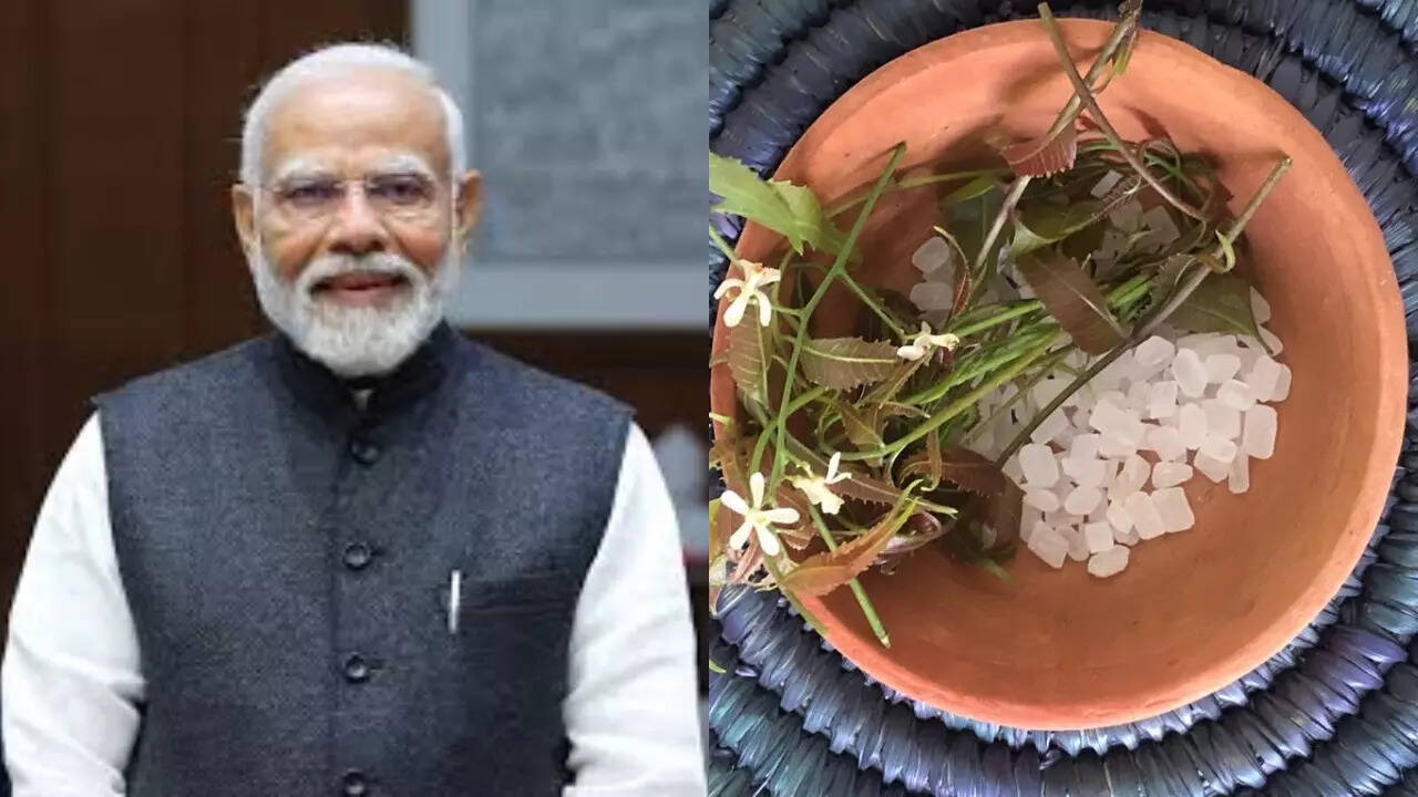 PM Narendra Modi eats neem leaves and mishri: Here's why you should too