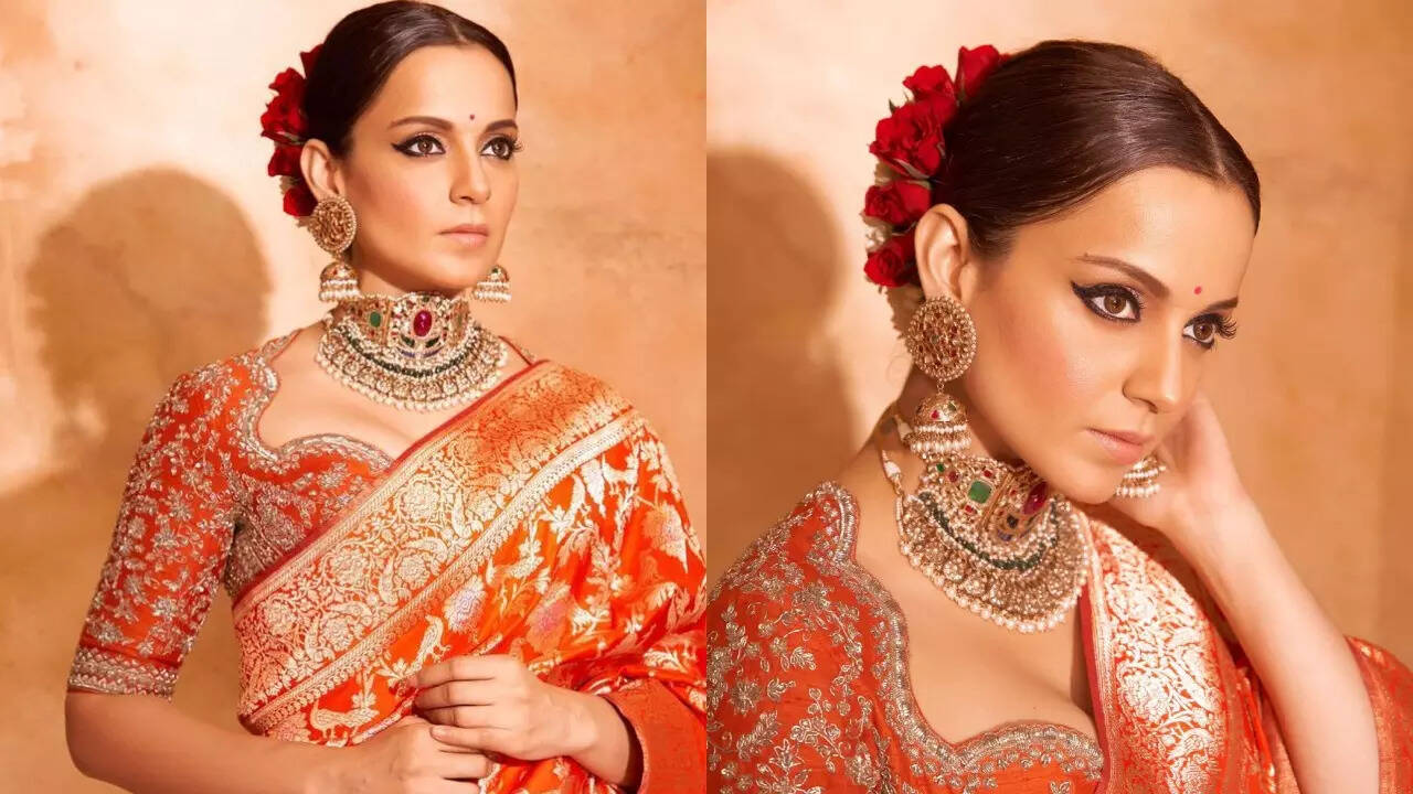 Day 7 Navratri colour: Orange ethnic wear ideas
