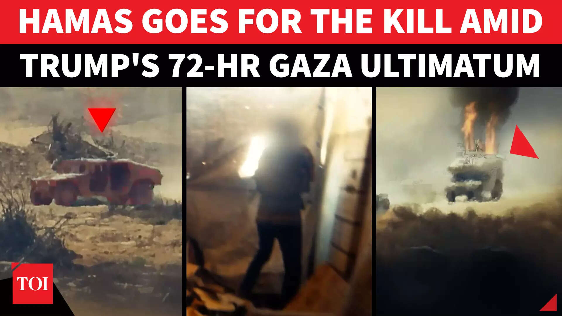 Boom! Fiery Hamas Vs IDF Clash; Gaza Militants Shout ‘Get Out’, Then ...
