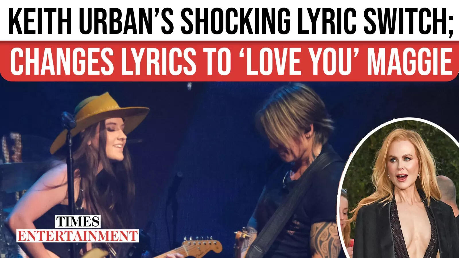 Keith Urban Points at Maggie Baugh Mid-Song, Sparks Buzz With 'Born to ...