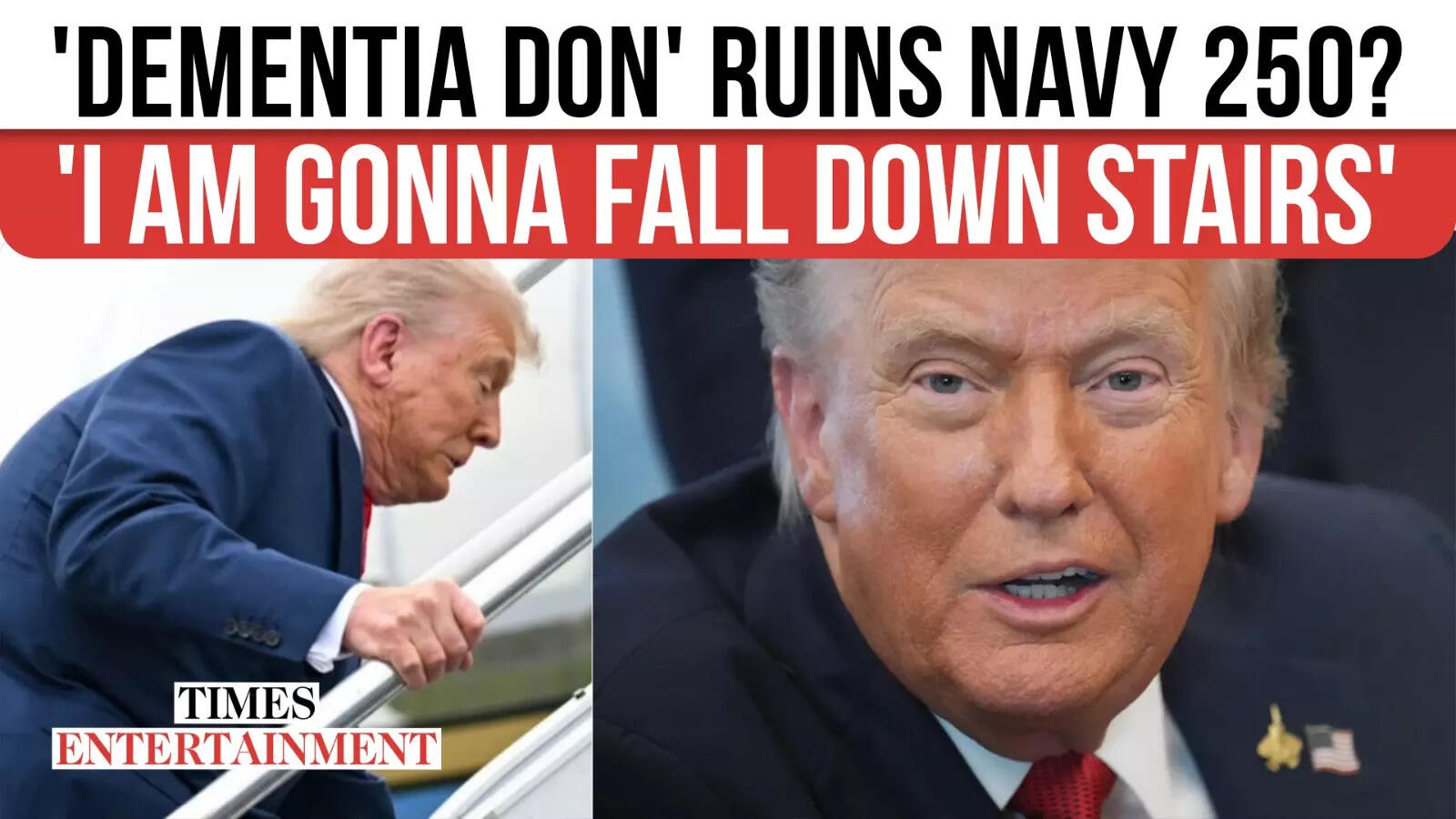 'I'll Probably Fall...': Trump's Odd Remark Stuns America, Reignites ...